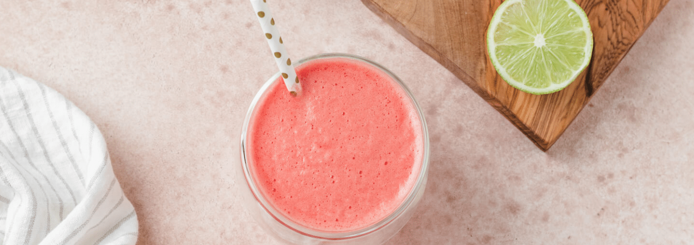 Blended Salted Watermelon Mocktail - Devine Nutrition